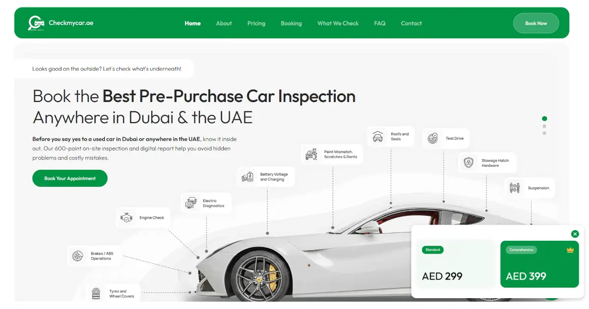 Best Pre Purchase Car Inspection (PPI) Dubai & Anywhere in UAE | Mobile ...